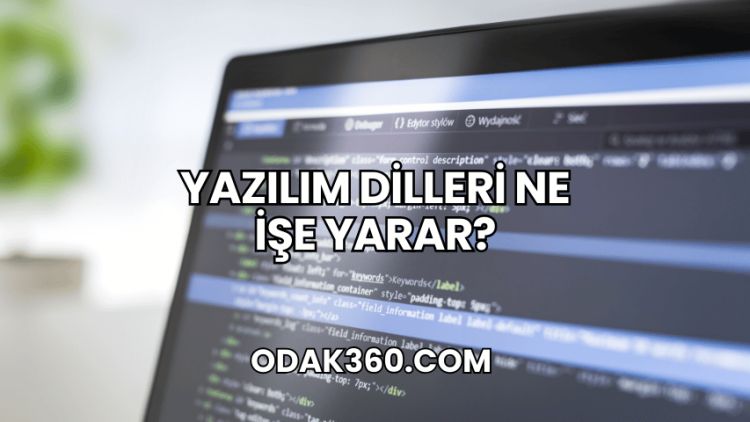 Yazılım Dilleri Ne İşe Yarar? - Odak360